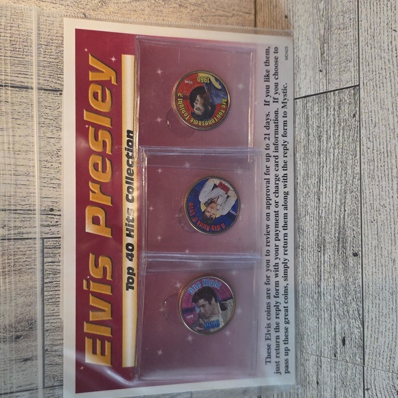 Elvis Presley | Accessories | Elvis Presley Top 4 Hits Collection Coins ...